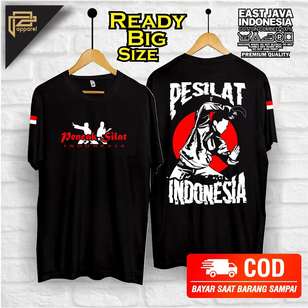 Jual Kaos IPSI Pencak Silat Indonesia big size jumbo | Shopee Indonesia