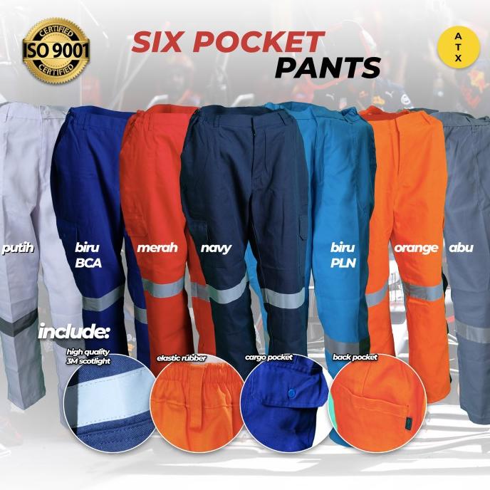 Jual Wearpack Safety Kerja Hanya Celana Merk ATX | Shopee Indonesia