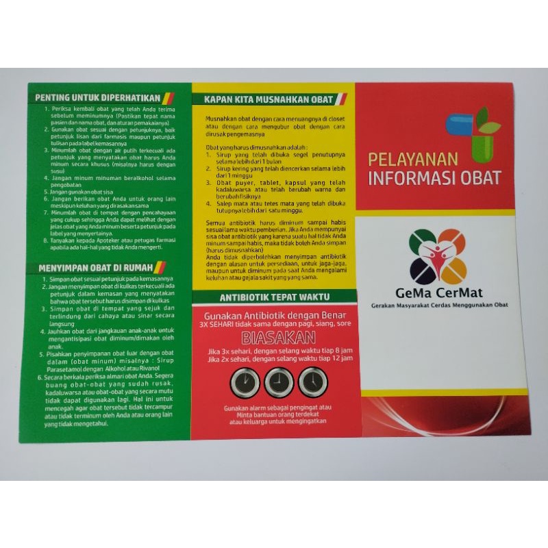 Jual Leaflet GeMa CerMat | Shopee Indonesia