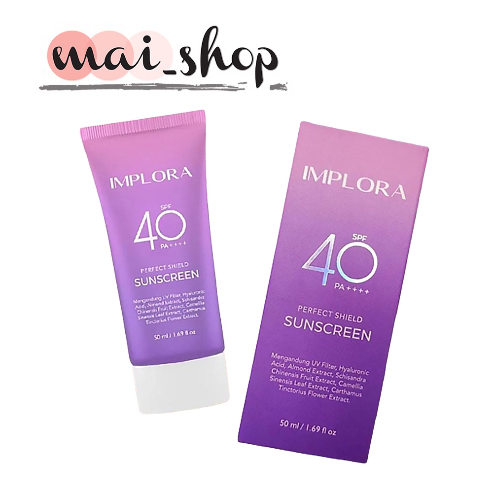 Jual Implora Perfect Shield Sunscreen SPF 40 PA +++ | Shopee Indonesia