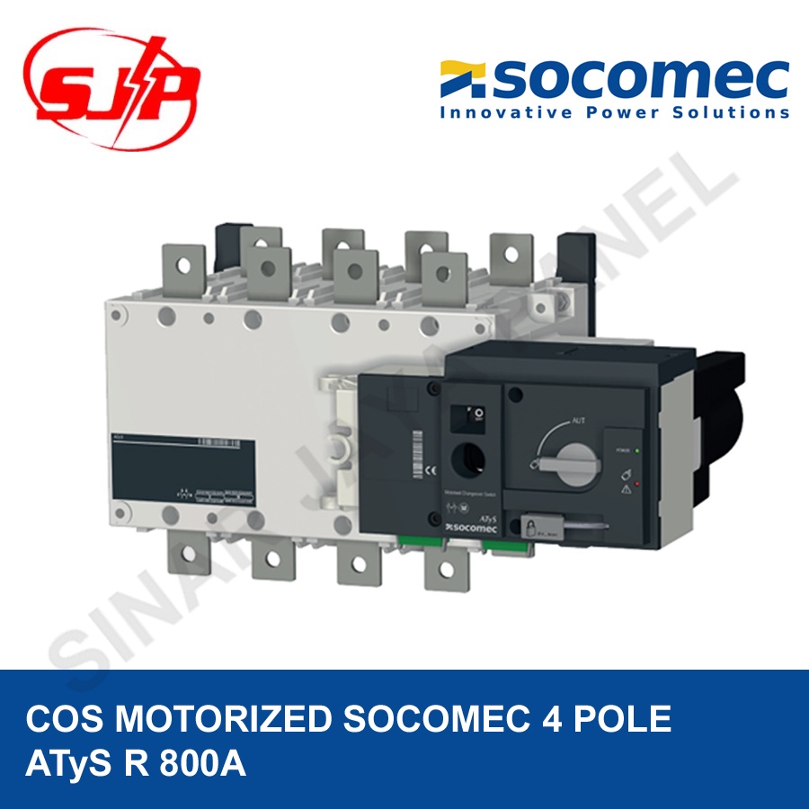 Jual ORIGINAL SOCOMEC COS SOCOMEC ATYS R MOTORISED 800A 4P AUTO CHANGE ...