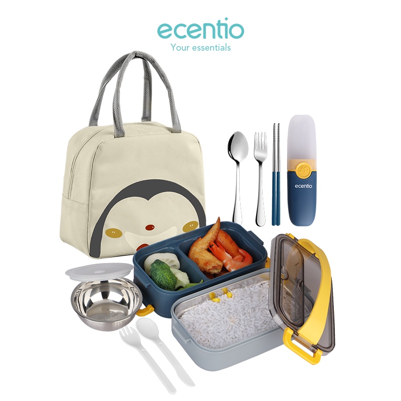 Jual ecentio lunch box set 304 stainless steel kotak bekal Alat Makan ... Jual ecentio lunch box set 304 stainless steel kotak bekal Alat Makan ...