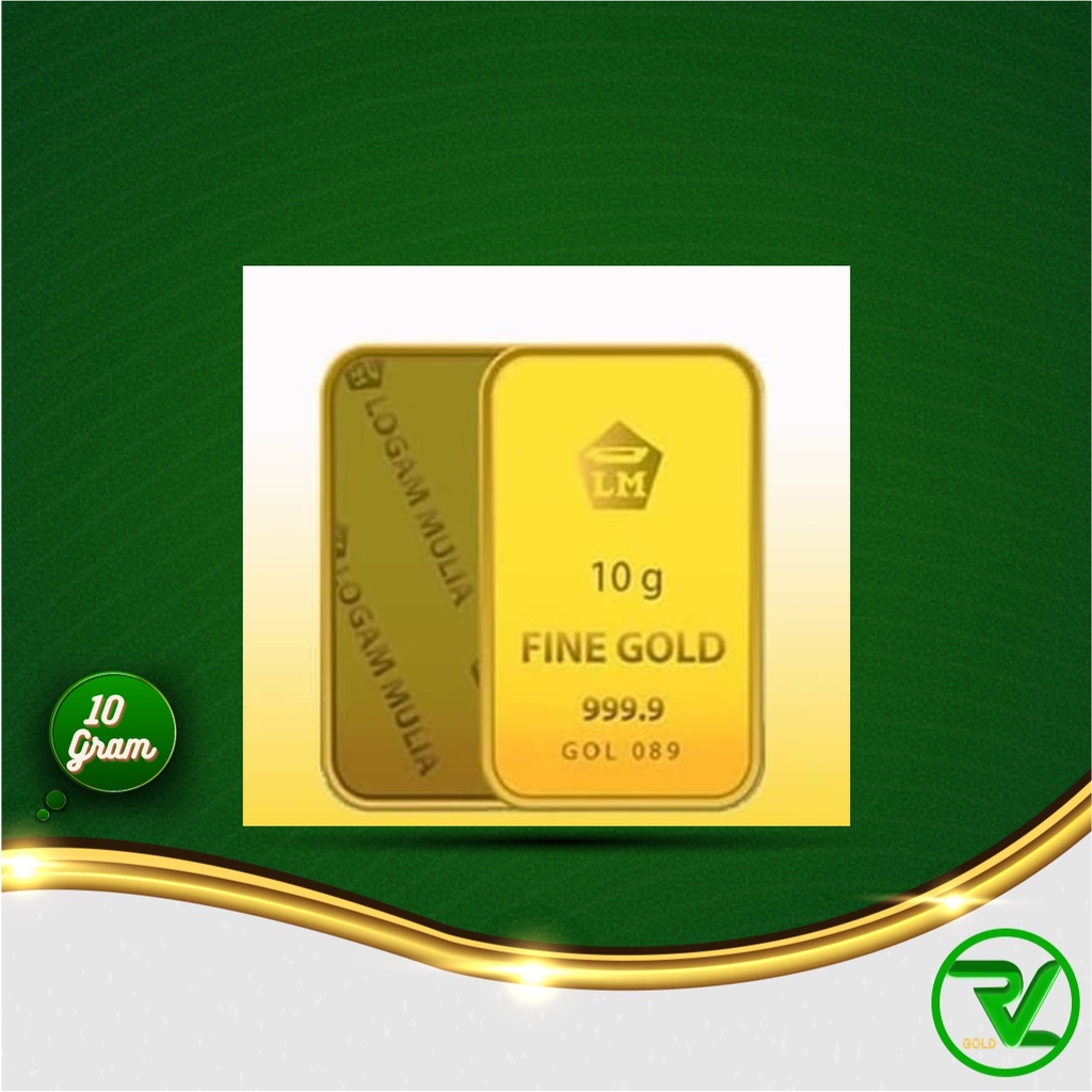 Jual Rvl Gold Logam Mulia Antam (Lm) 10 Gr Retro Berdiri | Shopee Indonesia