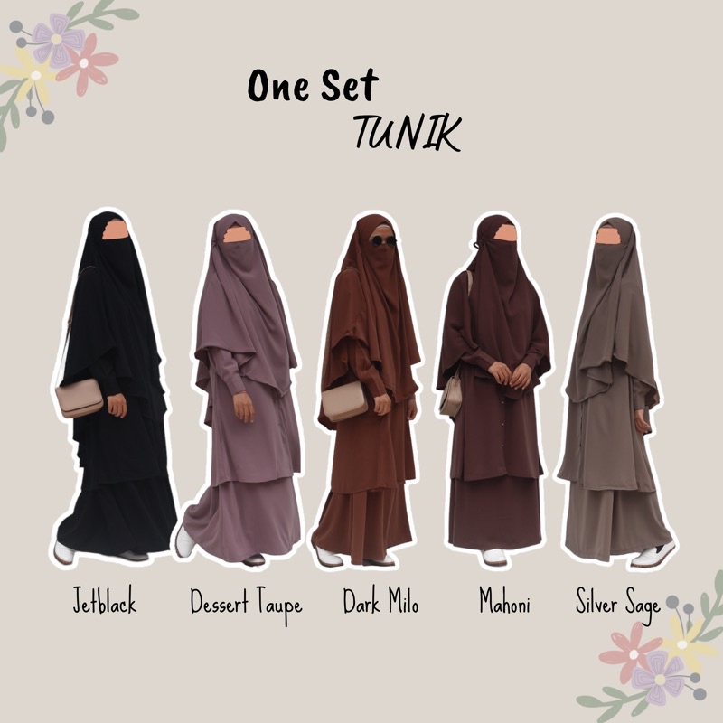 Jual One Set Tunik (ROK + ATASAN, TANPA FK) | Shopee Indonesia
