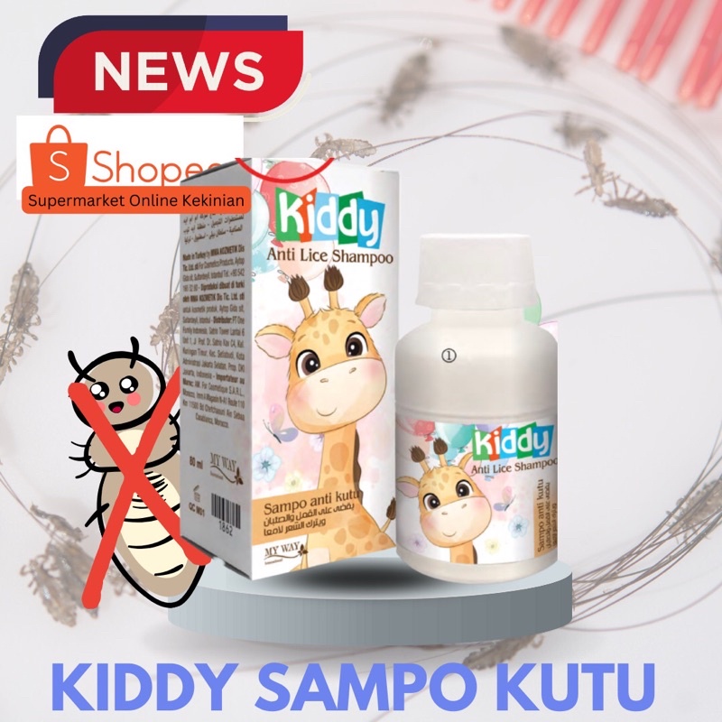 Jual My Way Kiddy Anti Lice Shampoo anti kutu menghilangkan kutu / obat ...