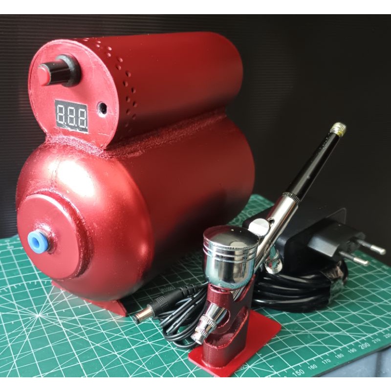 Jual mini kompresor airbrush fullset | Shopee Indonesia