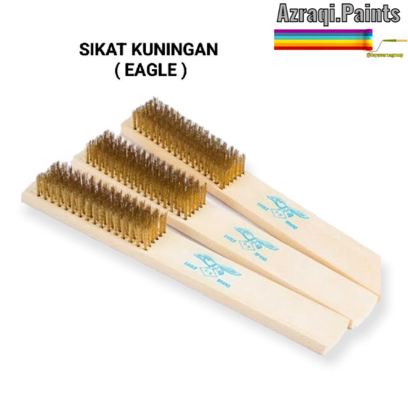 Jual SIKAT KAWAT KUNINGAN 8 BARIS ( EAGLE ) / SIKAT BESI HALUS/WIRE ...