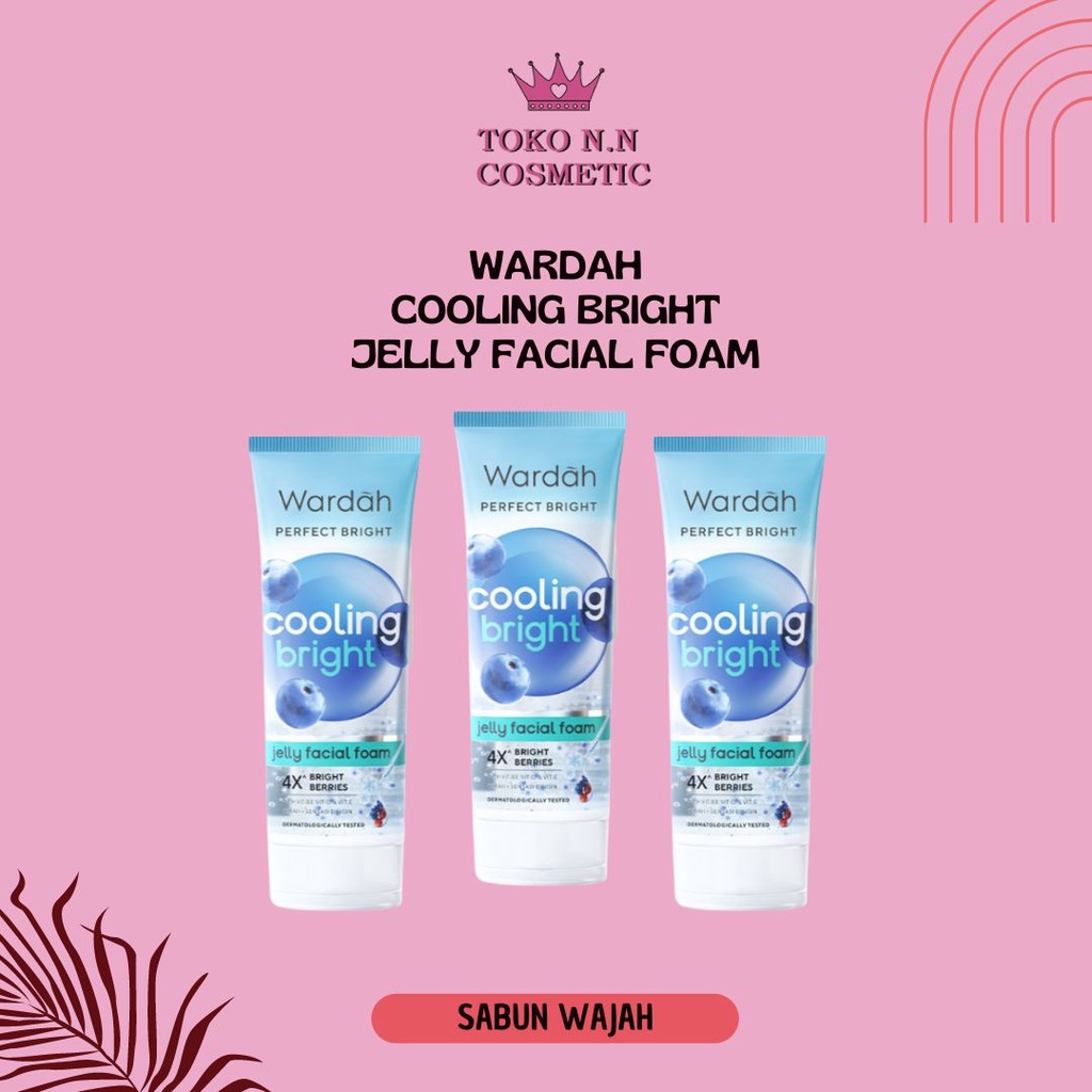 Jual WARDAH COOLING BRIGHT JELLY FACIAL FOAM | Shopee Indonesia