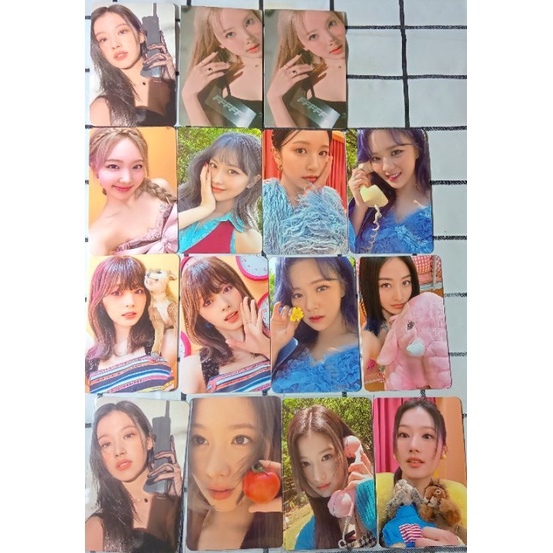 Jual (update harga)photocard Twice between 1&2 nayeon jeongyeon Momo sana jihyo Mina dahyun ...