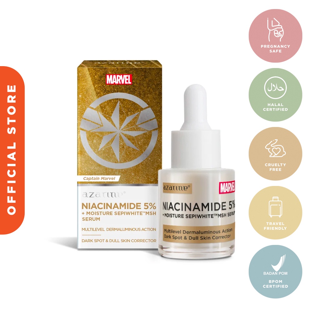 MSBB - Azarine Niacinamide 5% + Moisture Sepiwhite Serum 20ml - My Skin ...