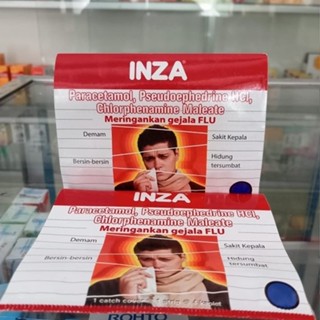 Jual INZA Per Strip isi 4 Tablet - Obat Pilek Flu Hidung Tersumbat ...