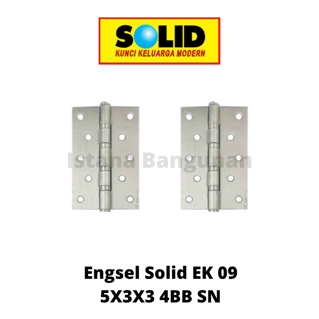 Jual Engsel Solid HST SLD EK 09 5X3X3 4BB SN Engsel Pintu / Jendela ...