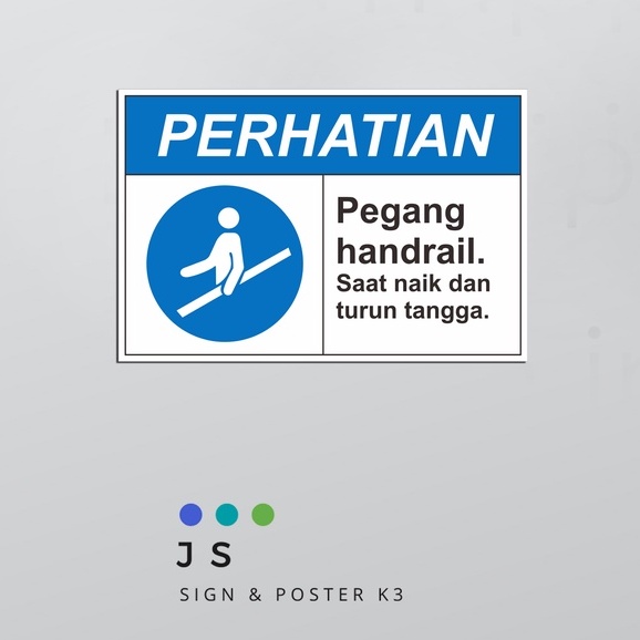 Jual STICKER K3 SAFETYSIGN PEGANG HANDRAIL | Shopee Indonesia