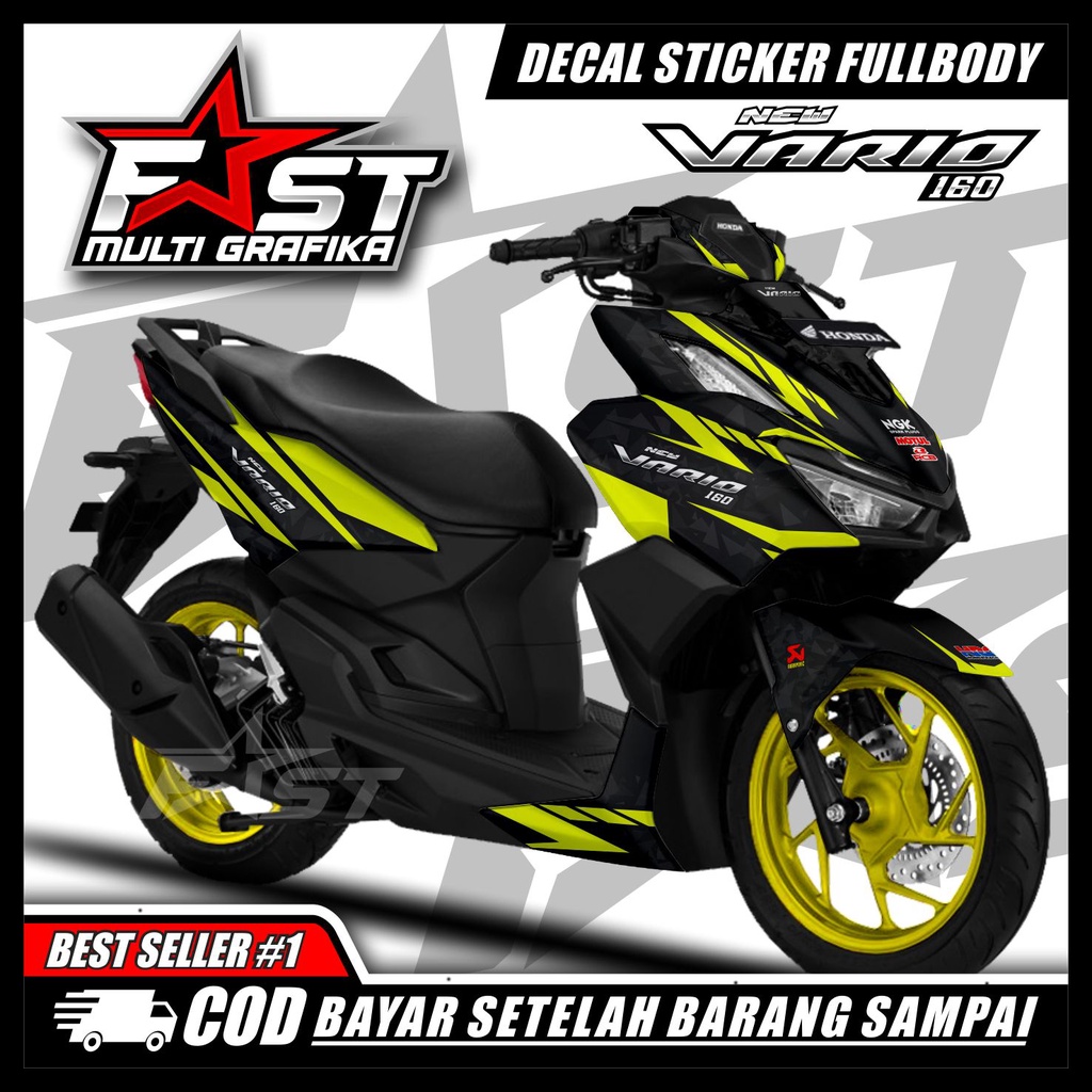 Jual decal vario new 160 2022 fullbody stiker decal vario new 160 ...