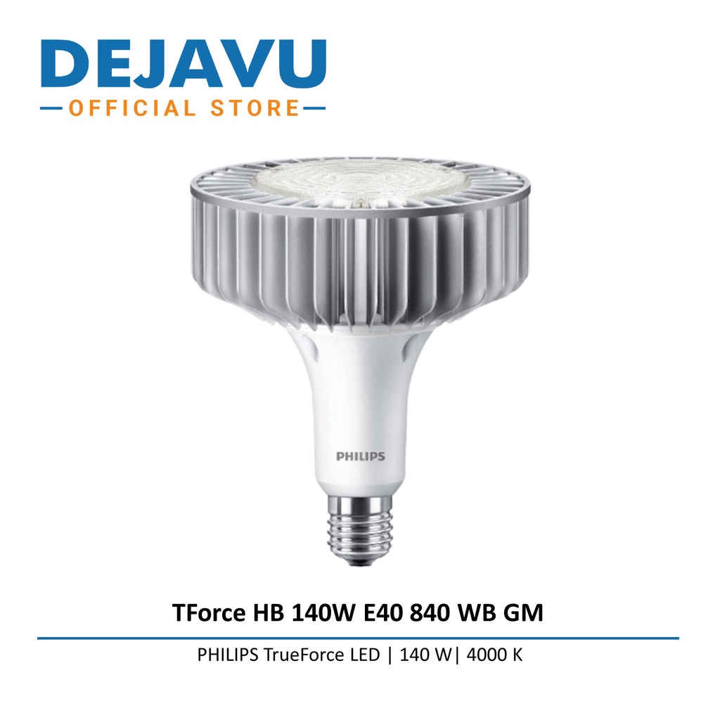 Jual Lampu PHILIPS TrueForce LED TForce HB 140W E40 840 WB GM | Shopee ...