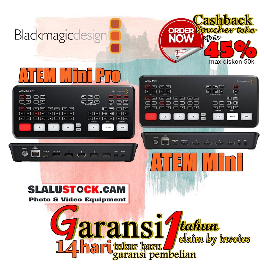 Jual Blackmagic Design ATEM Mini Pro HDMI Live Stream Switcher | Shopee ...