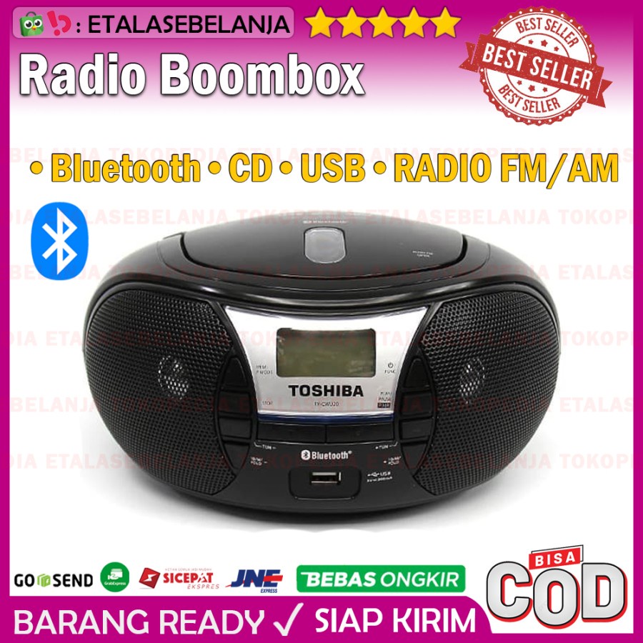 Jual MINI COMPO CD BLUETOOTH USB MP3 RADIO AM FM - BOOMBOX TOSHIBA TY ...