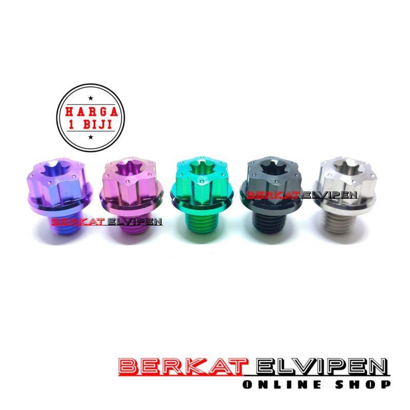 Jual Baut Titanium Gear Head Pembuangan Air Radiator Vario 125 150 160 ...