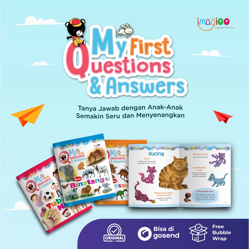 Jual Buku Anak dengan Fitur Tanya Jawab - My First Question and Answer ...