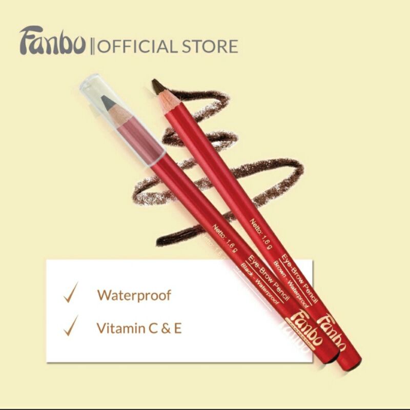 Jual Fanbo Red Fantastic Eyebrow (pensil alis) | Shopee Indonesia
