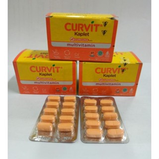 Jual Curvit Kaplet 10 Tablet (Strip) | Shopee Indonesia