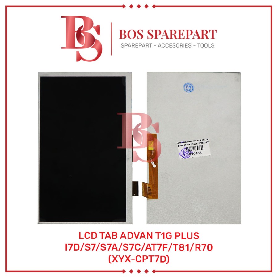 Jual LCD TAB ADVAN T1G PLUS/I7D/S7/S7A/S7C/AT7F/T81/R70 (XYX-CPT7D ...