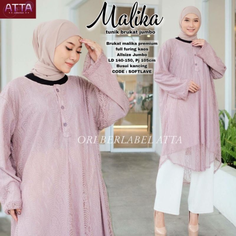 Jual Pakaian Brukat Jumbo LD 140-150 Tunik Brukat Big Size Original By ...