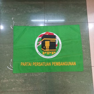 Jual bendera partai PPP ukuran 60x90 cm isi 100 pcs | Shopee Indonesia