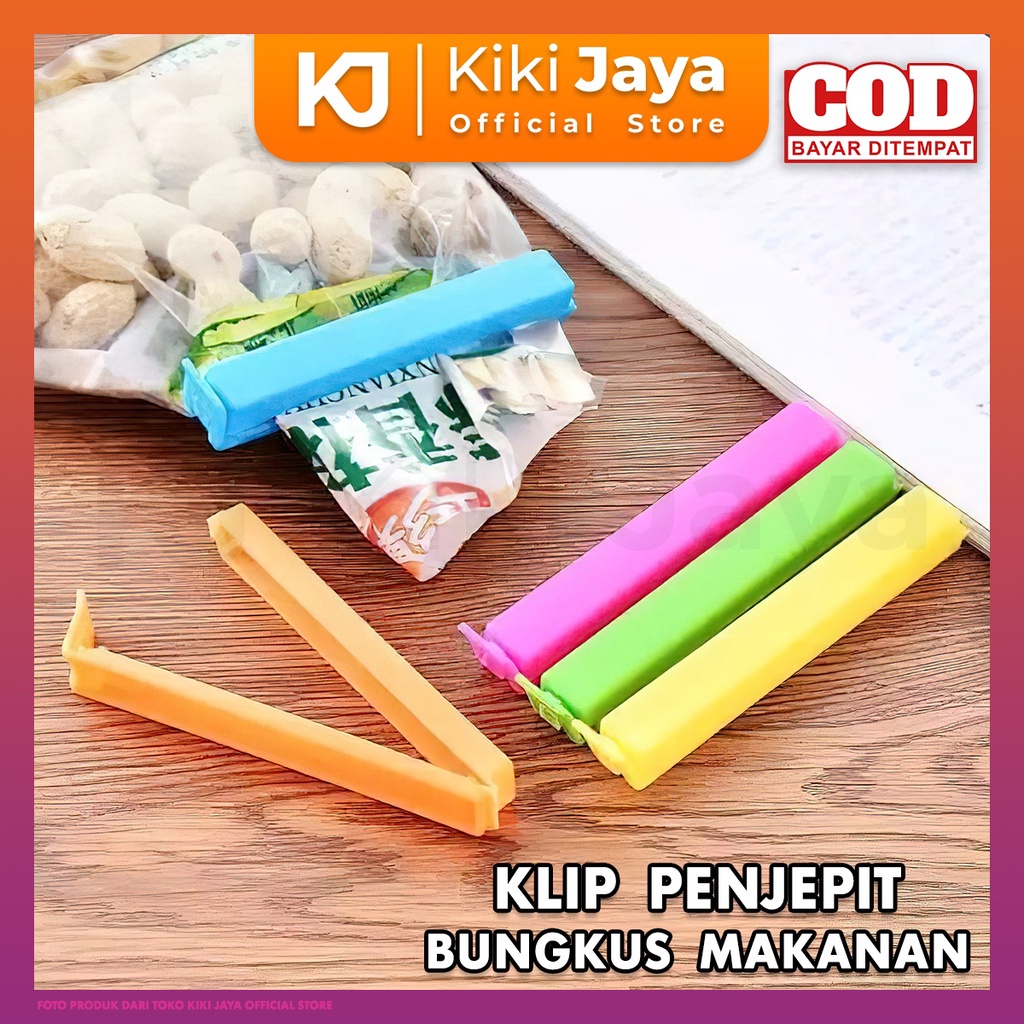 Jual [KIKI] Klip Penjepit Plastik / Bungkus Makanan Ringan / Snack ...