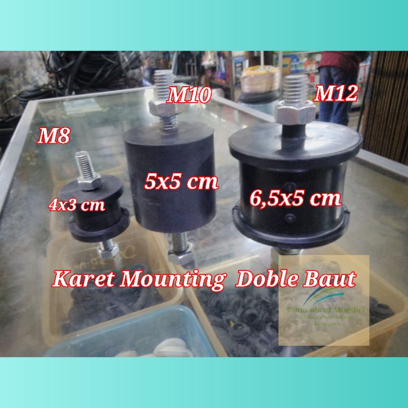 Jual karet mounting Doble baut ukuran varian murah serbaguna | Shopee ...