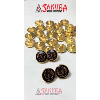 Jual Kancing Safari Garuda Emas Kancing Baju Seragam Safari 12pcs ...