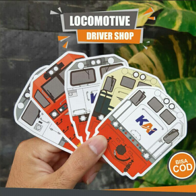 Jual STIKER KERETA API LOKOMOTIF VINYL SATUAN | Shopee Indonesia