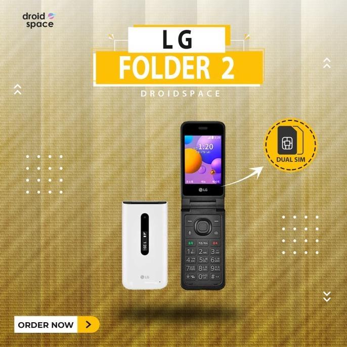 Jual Hp Lg Folder 2 Quad Band 2G Dual Sim Lipat Phones Dual Screen Flip ...