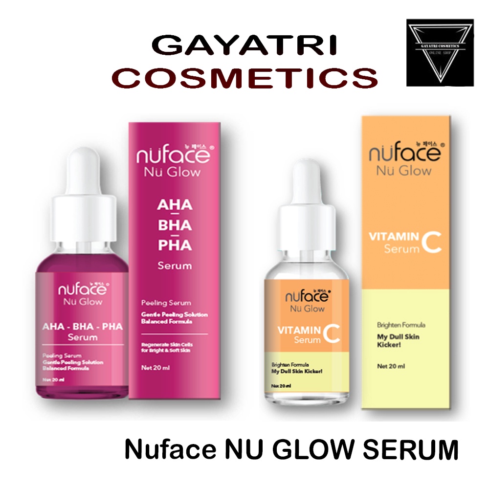 Jual Nuface NU GLOW SERUM Vitamin C & Serum AHA BHA PHA | Shopee Indonesia
