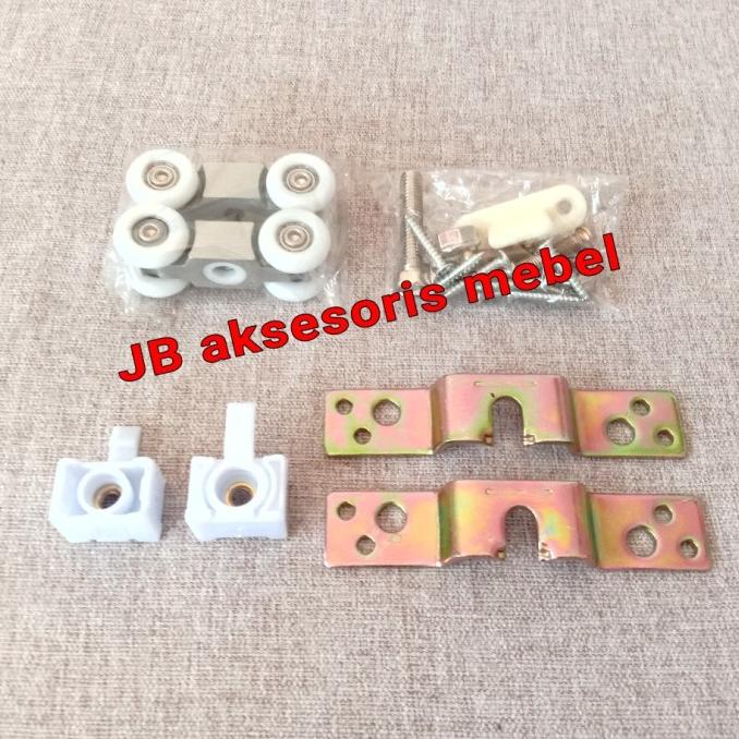 Jual =+=+=+] RODA REL PINTU RUMAH SLIDING GESER / RODA RELL GANTUNG ...