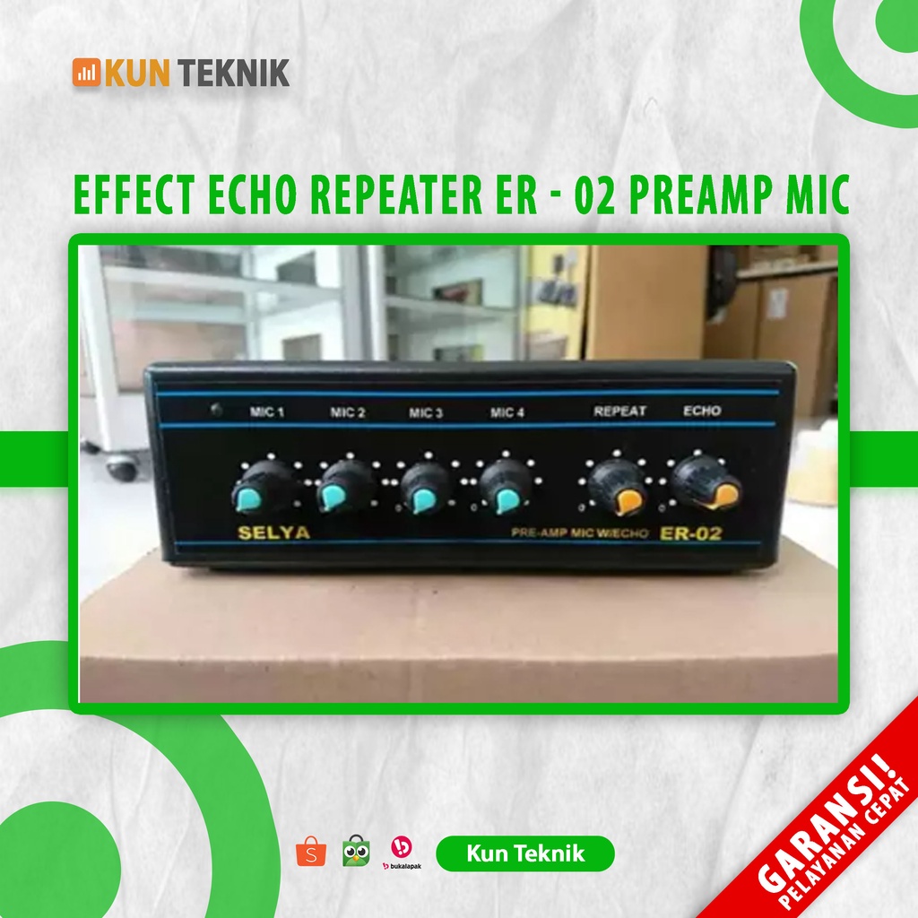 Jual Effect Echo Repeater Er - 02 Preamp Mic | Shopee Indonesia