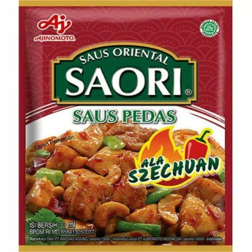 Jual Saori Saus Pedas Ala Szechuan Sachet 33ml // Saos Oriental ...