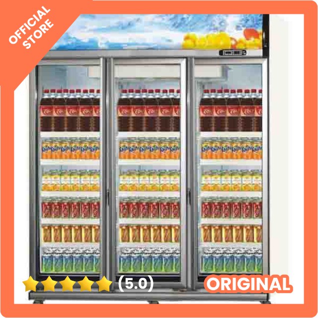 Jual GETRA SHOWCASE GEA EXPO-1300 CN DISPLAY COOLER LEMARI PENDINGIN 3 ...