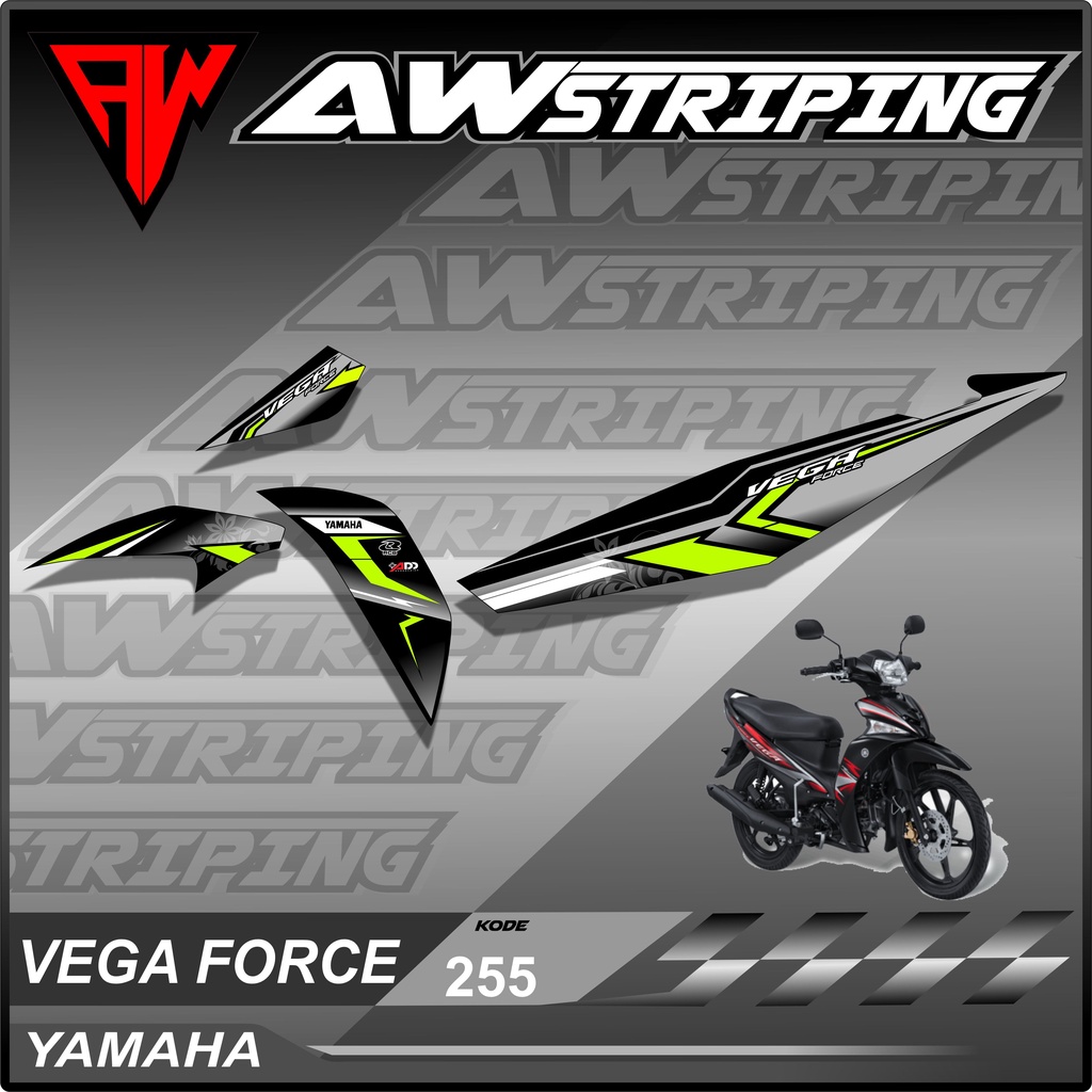 Jual Sticker Striping Variasi Lis Vega Force semifull desain racing ...