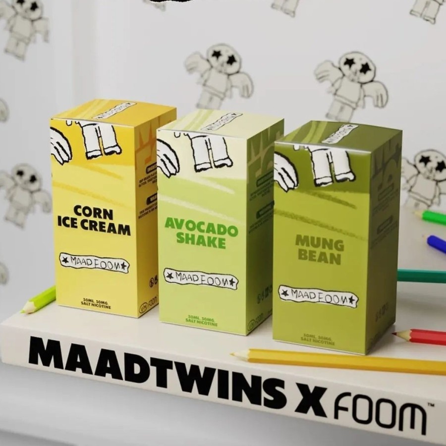 Jual MAAD FOOM SERIES AVOCADO CORN MUNG BEAN 30ML LIQUID FOOM X ...