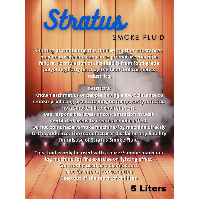 Jual Stratus Smoke Fluid 5L | Shopee Indonesia