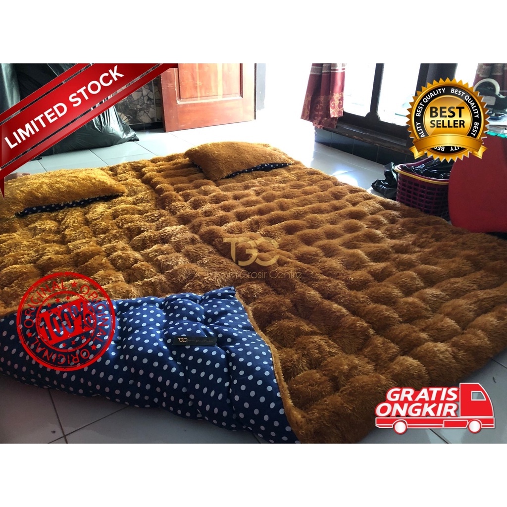 Jual KASUR LANTAI GENDER BULU RASFUR KING (200 X 200) SUPER JUMBO ...