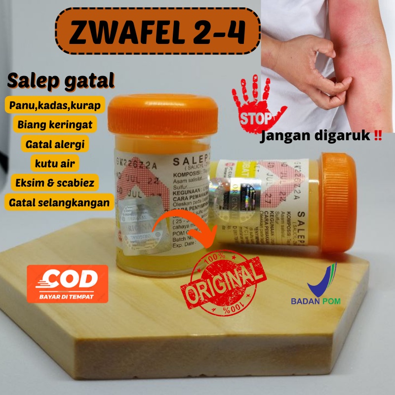Jual Salep zwafel 24 original salep kulit gatal bpom | Shopee Indonesia