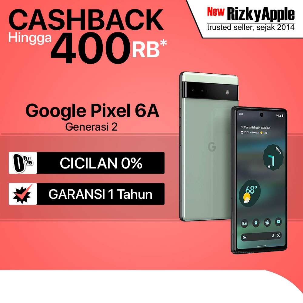 Jual Google Pixel 6A 128GB RAM 6GB 5G 128 GB Chalk Charcoal Not Pixel 5 ...