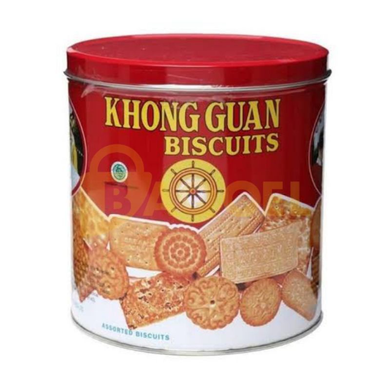 Jual Khong Guan Assorted Mini Merah 650Gr-Biskuit Khong Guan kaleng ...