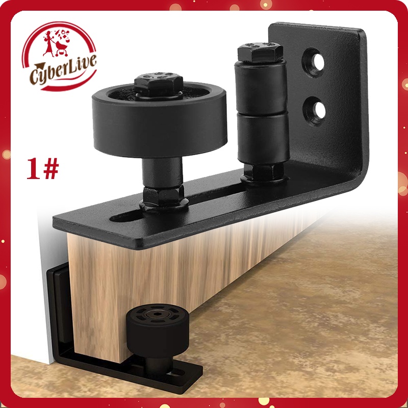 Jual 8 In 1 Adjustable Wheels Roller Sliding Door Pulley Slides Floor ...