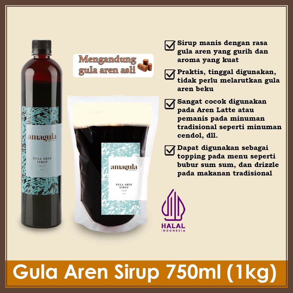 Jual AMAGULA GULA AREN SYRUP – SIRUP GULA AREN AMAGULA 750ML (1000G ...