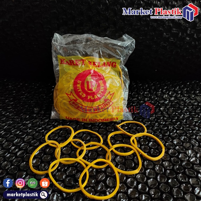 Jual Karet Kuning UP Kode 100/Karet Gelang 80gram | Shopee Indonesia