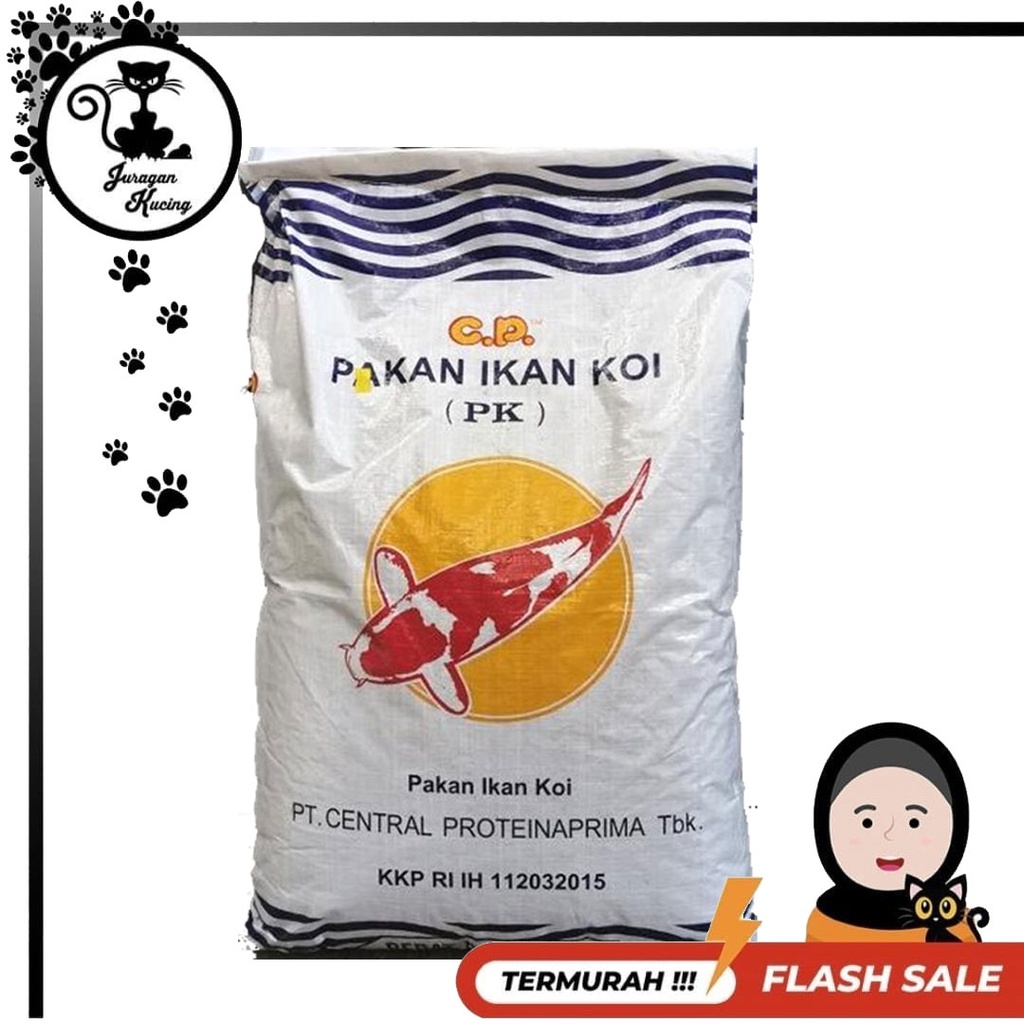 Jual makanan / pelet ikan koi C.P. PAKAN IKAN KOI (PK) 5MM - 10KG ...