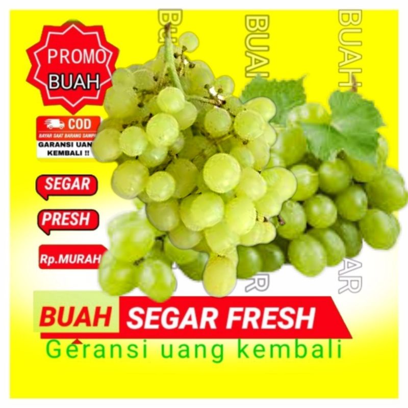 Jual Anggur manis segar fresh 1KG | Shopee Indonesia
